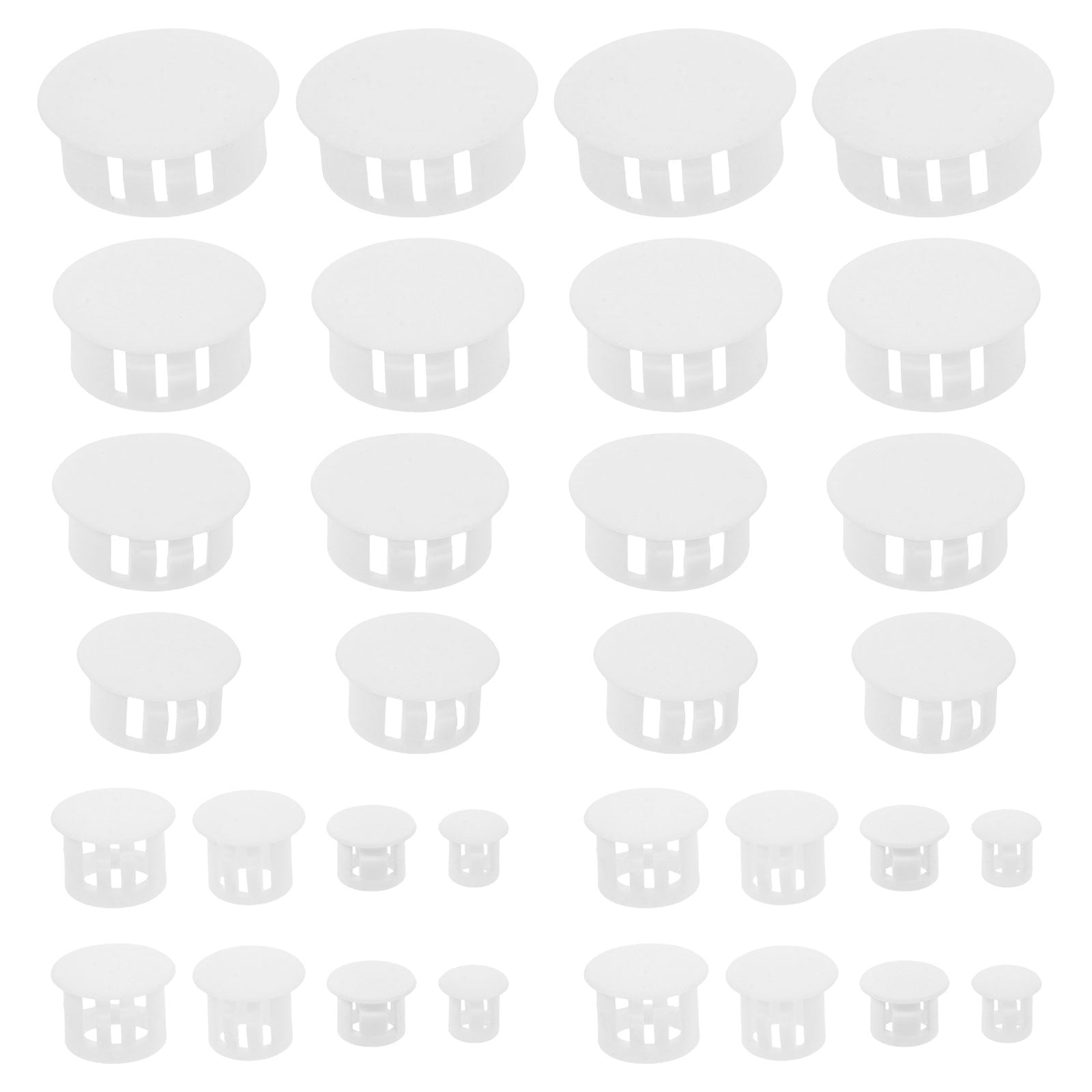 160 Pcs Reliable Plastic Hole Plugs for Furniture Multi-Size Hole Cover ...