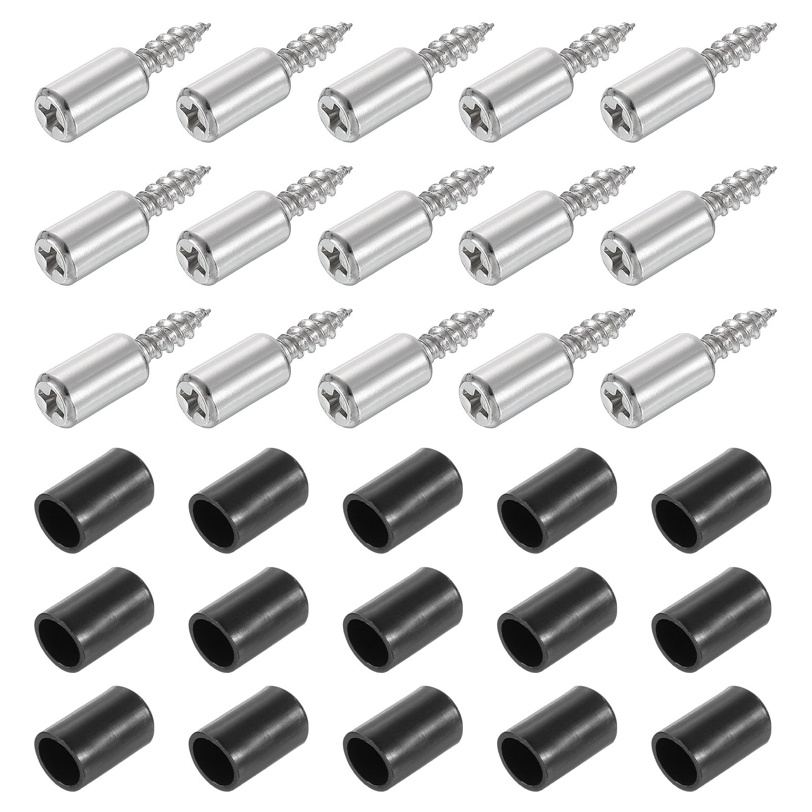 160 Pcs Self-Tapping Screws, Shelf Support Pegs with Non-Slip Sleeve ...
