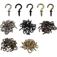 160 Pcs Small Screw Hooks, 5/8 Inch Metal Twist in Hook, Christmas ...