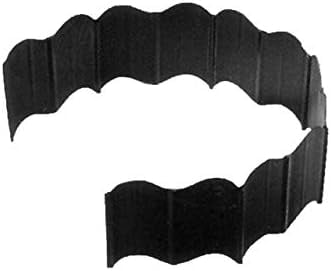 160 Piece 6" Interlocking No Border Landscape Edging, Durable Black ...
