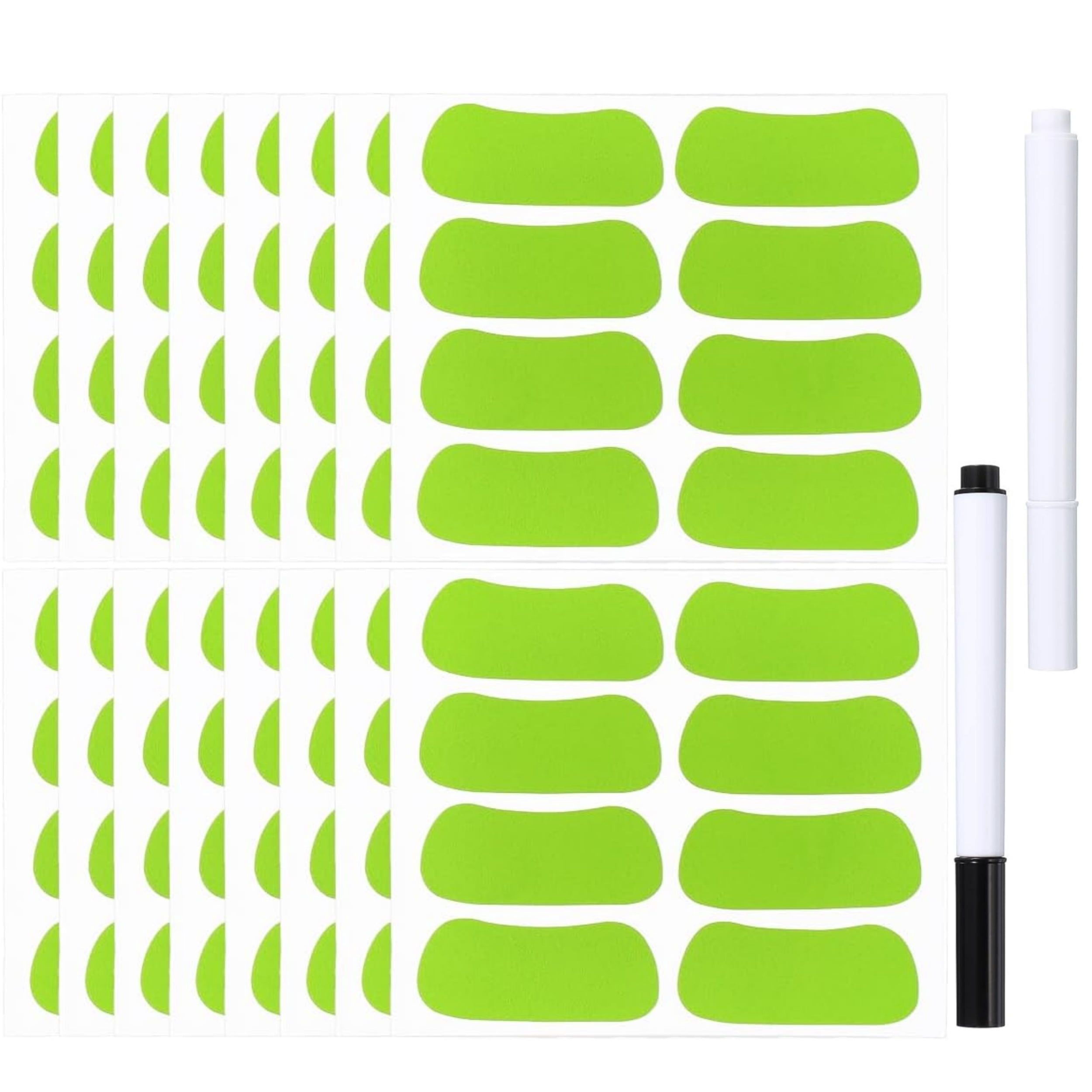 160 Pieces Sports Eye Stickers Eye Strips Face Stickers Under Eye Green ...