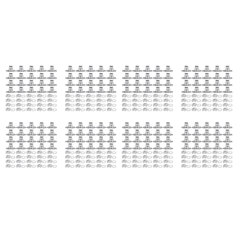 160 Sets Marine Grade Twist Lock Fasteners Turn Button Eyelet and Stud ...