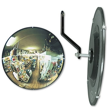 SeeAll 18" Half-Dome Convex Mirror, White - Walmart.com