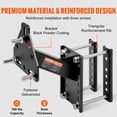 160 lbs Capacity Spare Tire Carrier for Utility Trailers – Fits Most 4 ...