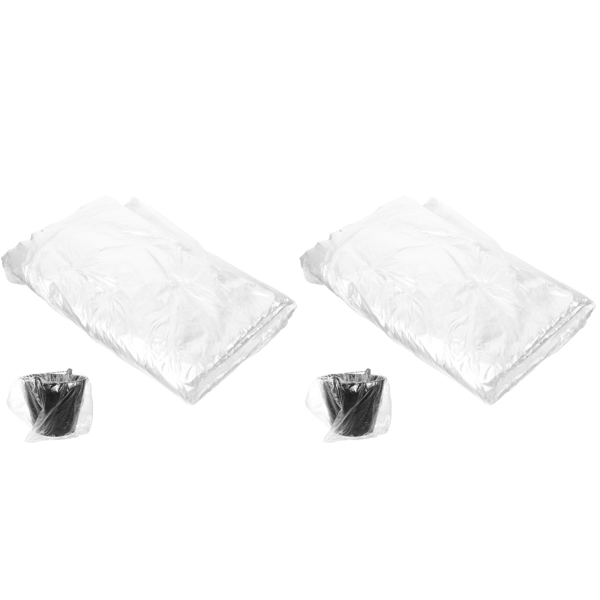 160 pcs Disposable Foot Tub Liners Foot Bath Spa Plastic Bags ...