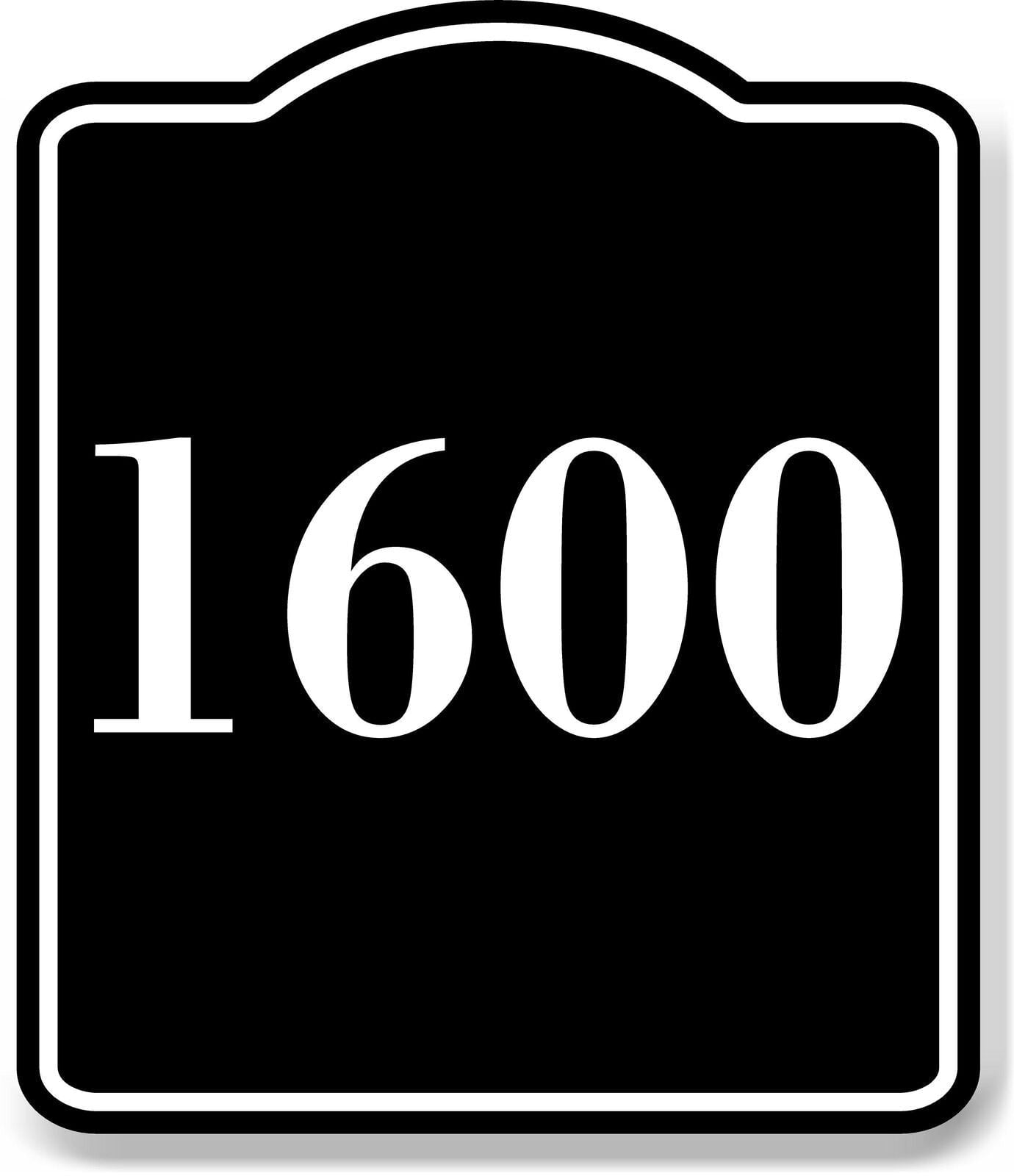 1600 Bay Garage Door Plate Field Lane Gate BLACK Aluminum Composite ...