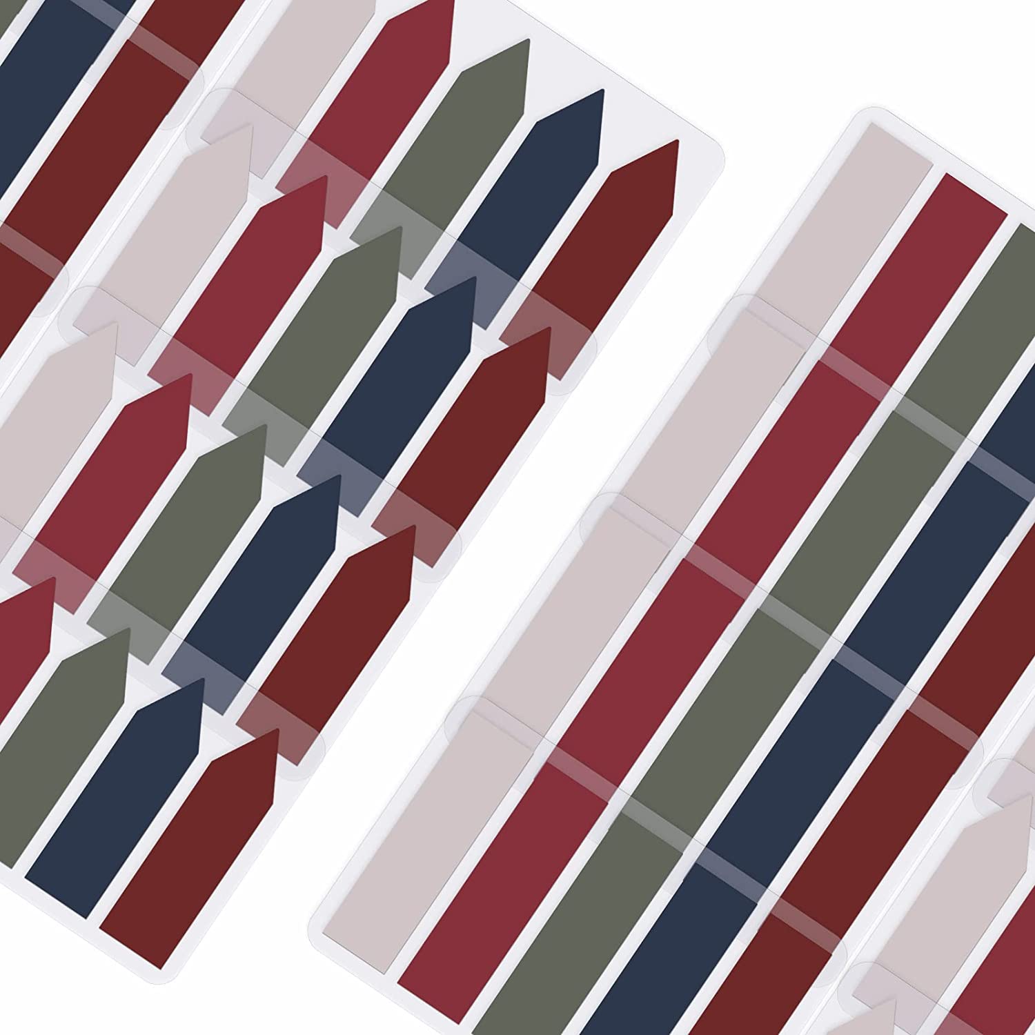 1600 Pieces Small Sticky Tabs Arrow Index Tabs for Note Classification ...