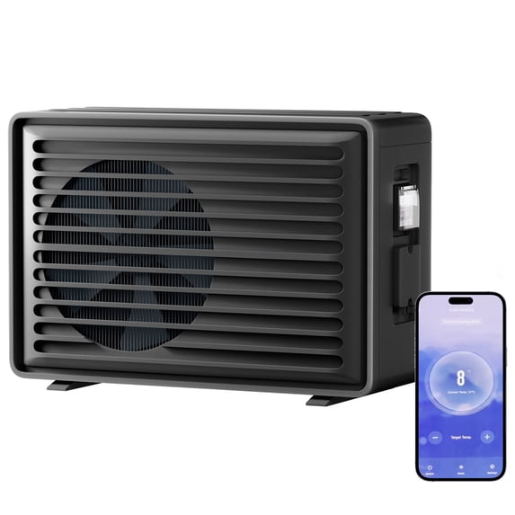16000 BTU Swimming Pool Heat Pump 5000 Gallon Electric Pool Heater for ...