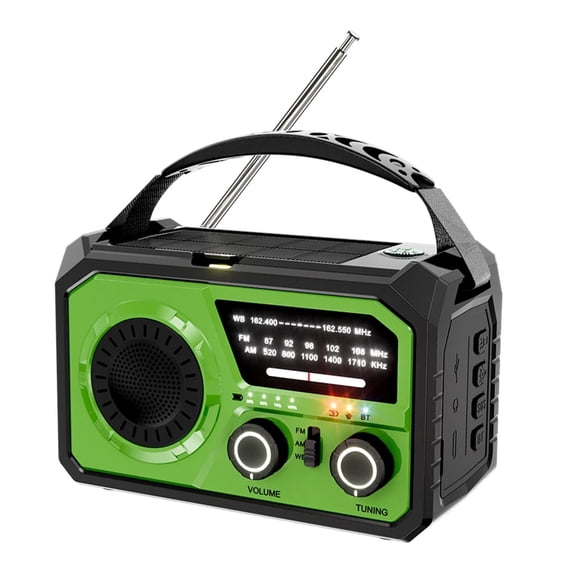 16000mah Emergency Radio Solar Hand Crank Radio With BT LED Flashlight ...