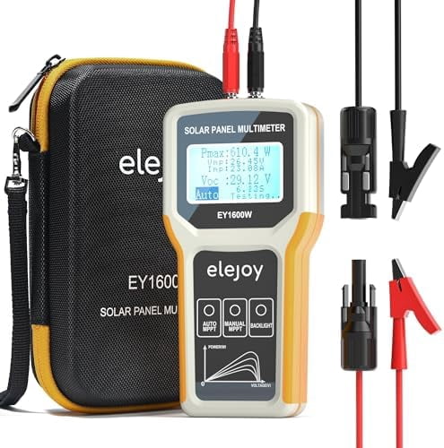 1600W Solar Panel Tester Multimeter, DC/AC Solar Panel Watt Meter ...