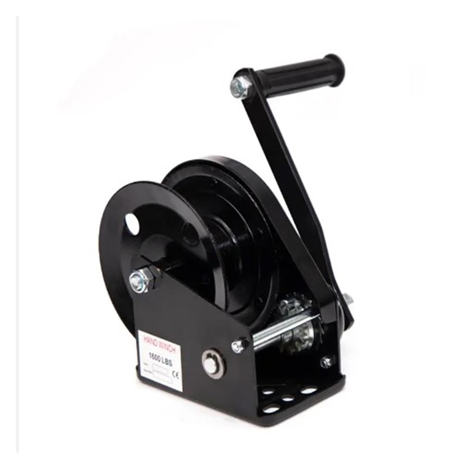 1600lbs Double Side Lock Brake Hand Winch With Friction Automatic Brake ...
