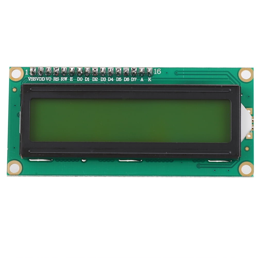 1602 Module Adapter Board Yellow-green Screen IIC I2C Interface Character LCD Display Backlight ...