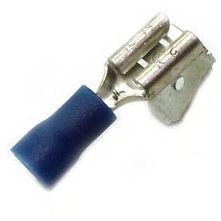 160263-100 - PIGGYBACK DISCONNECT BLU 0.250IN 16-14AWG 6.35X0.8MM (100 ...