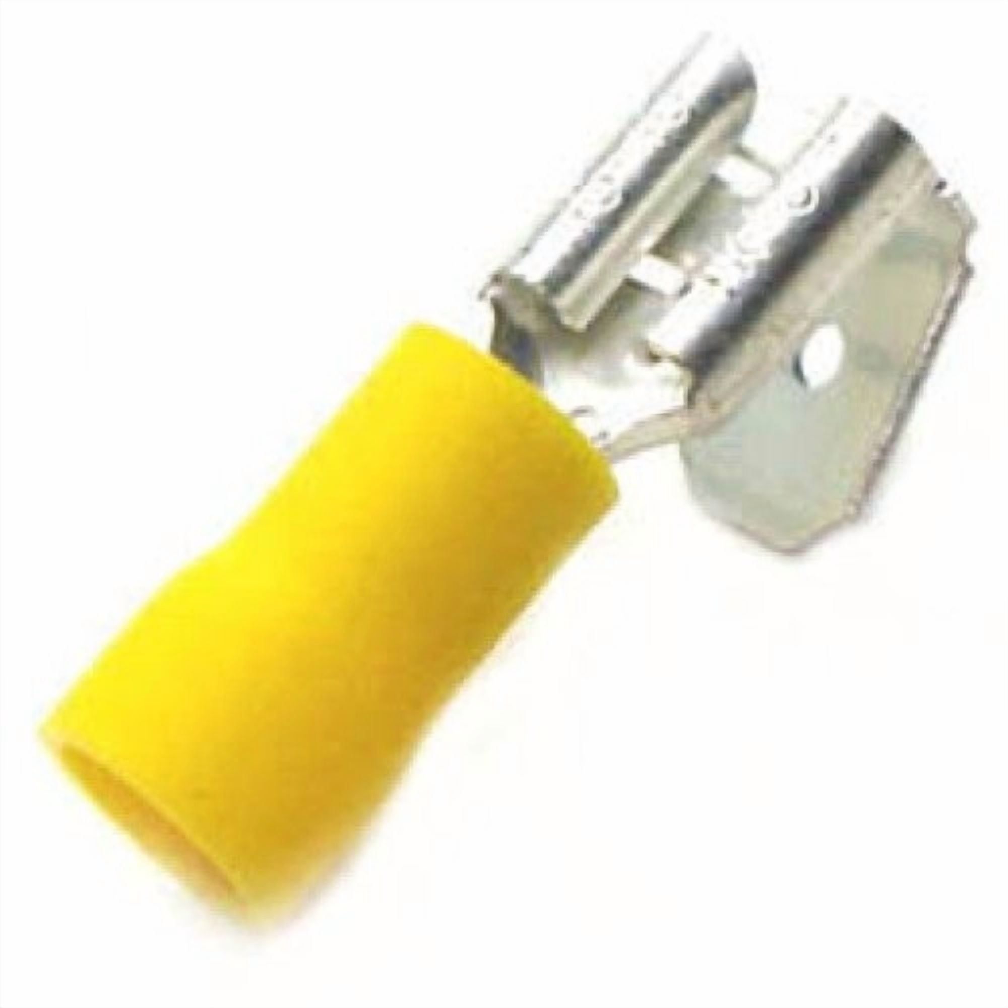 160463-100 - PIGGYBACK DISCONNECT YEL 0.250IN 12-10AWG 6.35X0.8MM (100 ...