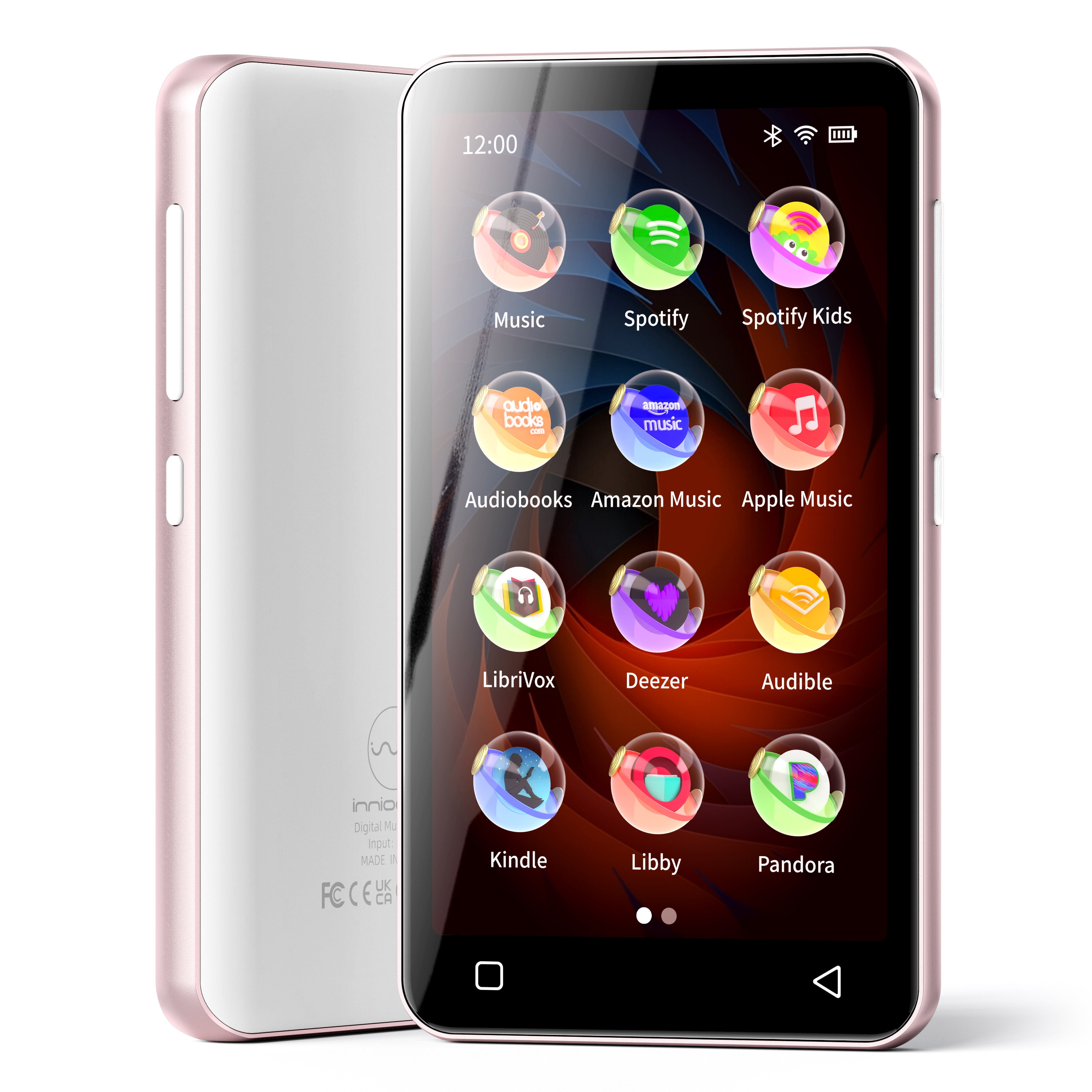 160GB MP3 Player with Bluetooth, S4 WiFi Music Player with Spotify ...