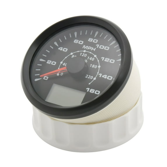 160MPH Universal GPS Speedometer Gauge 240KM/H Trip Counter Odometer ...