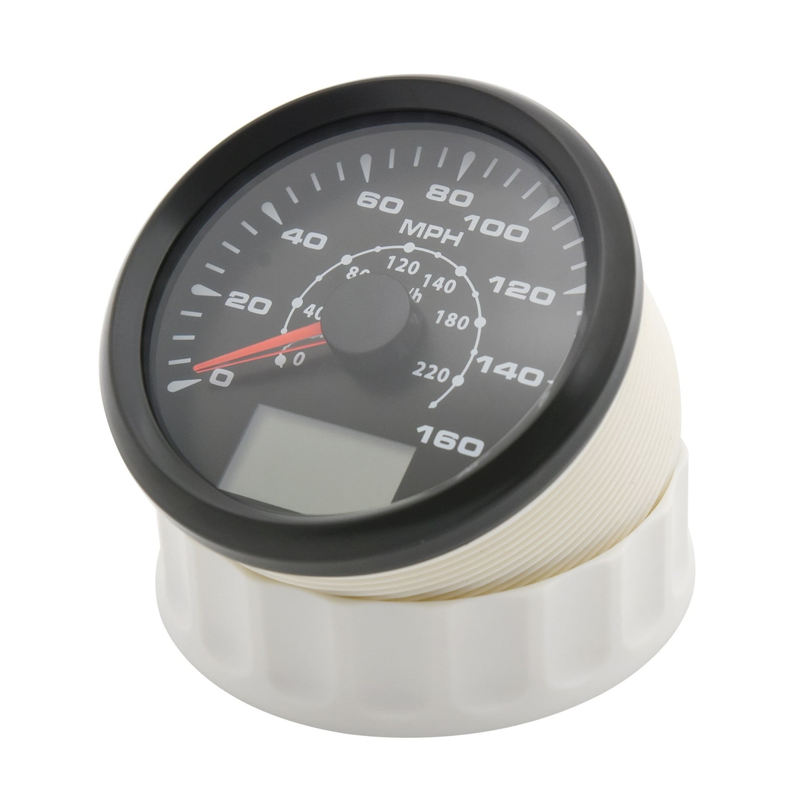 160MPH Universal GPS Speedometer Gauge 240KM/H Trip Counter Odometer ...