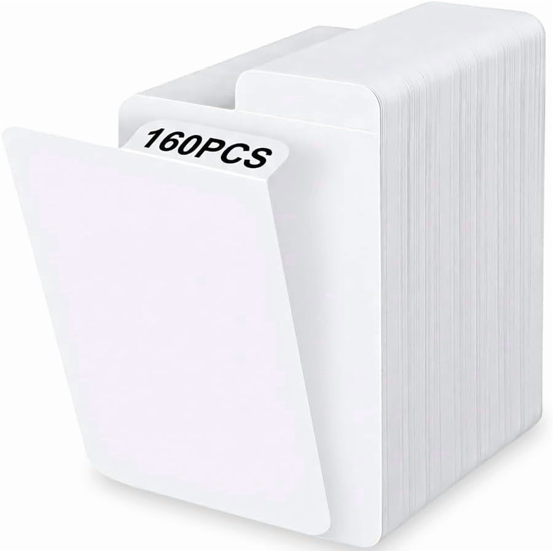 160PCS Trading Card Dividers for Storage Boxes, Paper Divider Cards ...