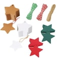 160Pcs Festival Hanging Labels Writable Star Shape Christmas Label with ...