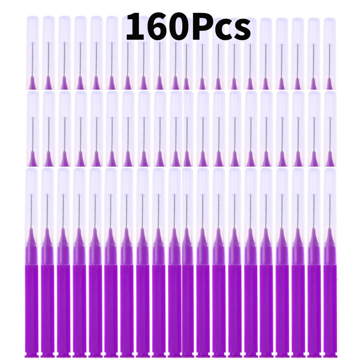 160Pcs Interdental Brush Toothpick, I-Type Dental Cleaning Brushes ...