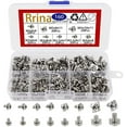 160Pcs M3 M3.5 M4 M5 Terminal Block Screws Assortment Kit with Square ...