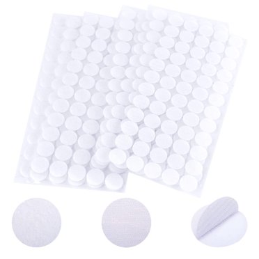 VELCRO Brand Dots with Adhesive White | 200 Pk | 3/4" Circles | Sticky ...