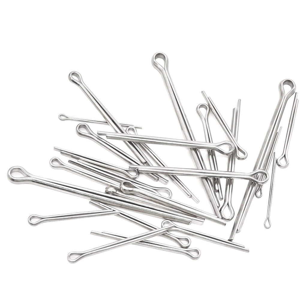 160Pcs Stainless Steel Cotter Pin Assortment with Assortment Box Safety ...