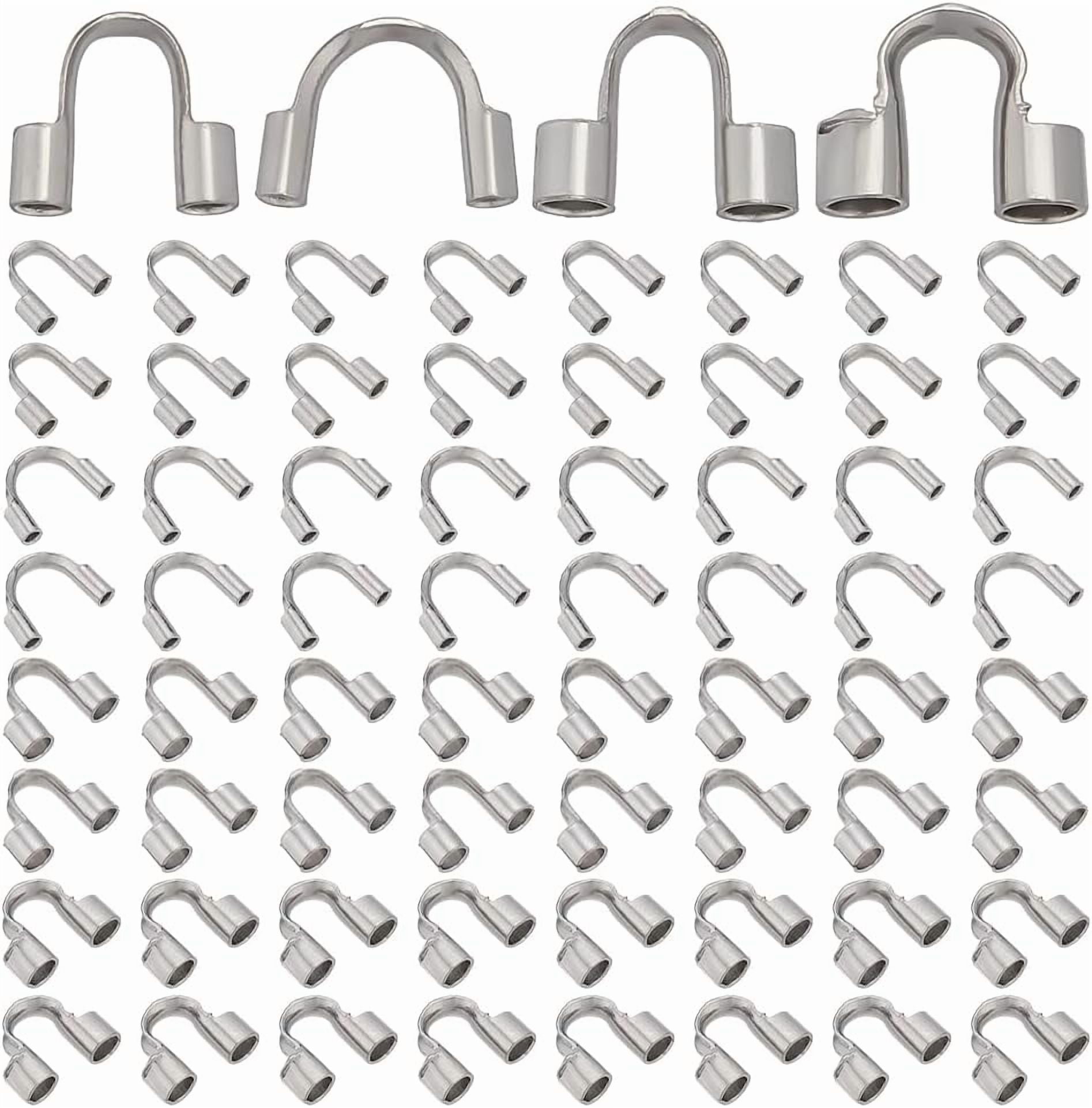 160Pcs Wire Guardian 4 Style U Shape Stainless Steel Wire Guard Loops ...