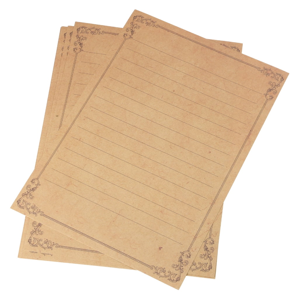 160Sheets Letter Writing Stationery Paper Set 5.7x8.3Inch Letter ...