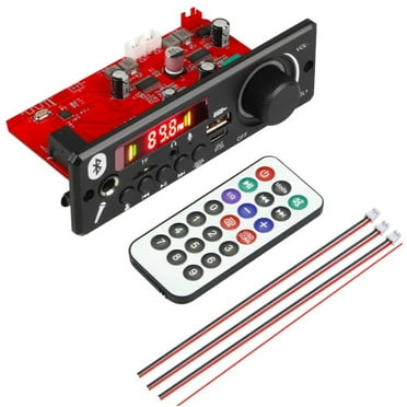12V Wireless Bluetooth 5.0 DIY MP3 WMA WAV Decoder Board Car Audio USB ...