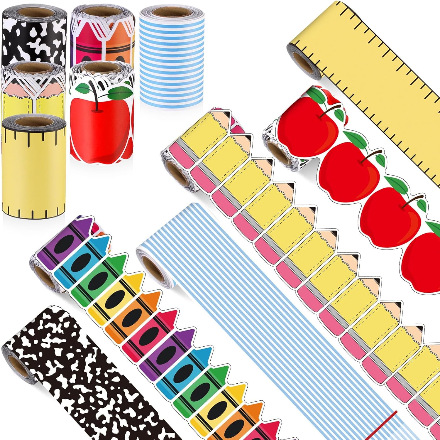 160ft Back to School Borders for Bulletin Board, Teacher Classroom ...