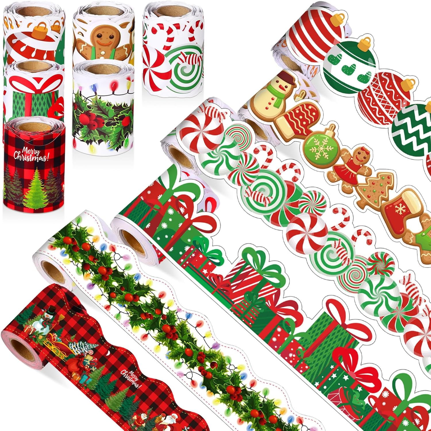 160ft Borders for Bulletin Board, Summer Classroom Decoration, 6 Rolls ...