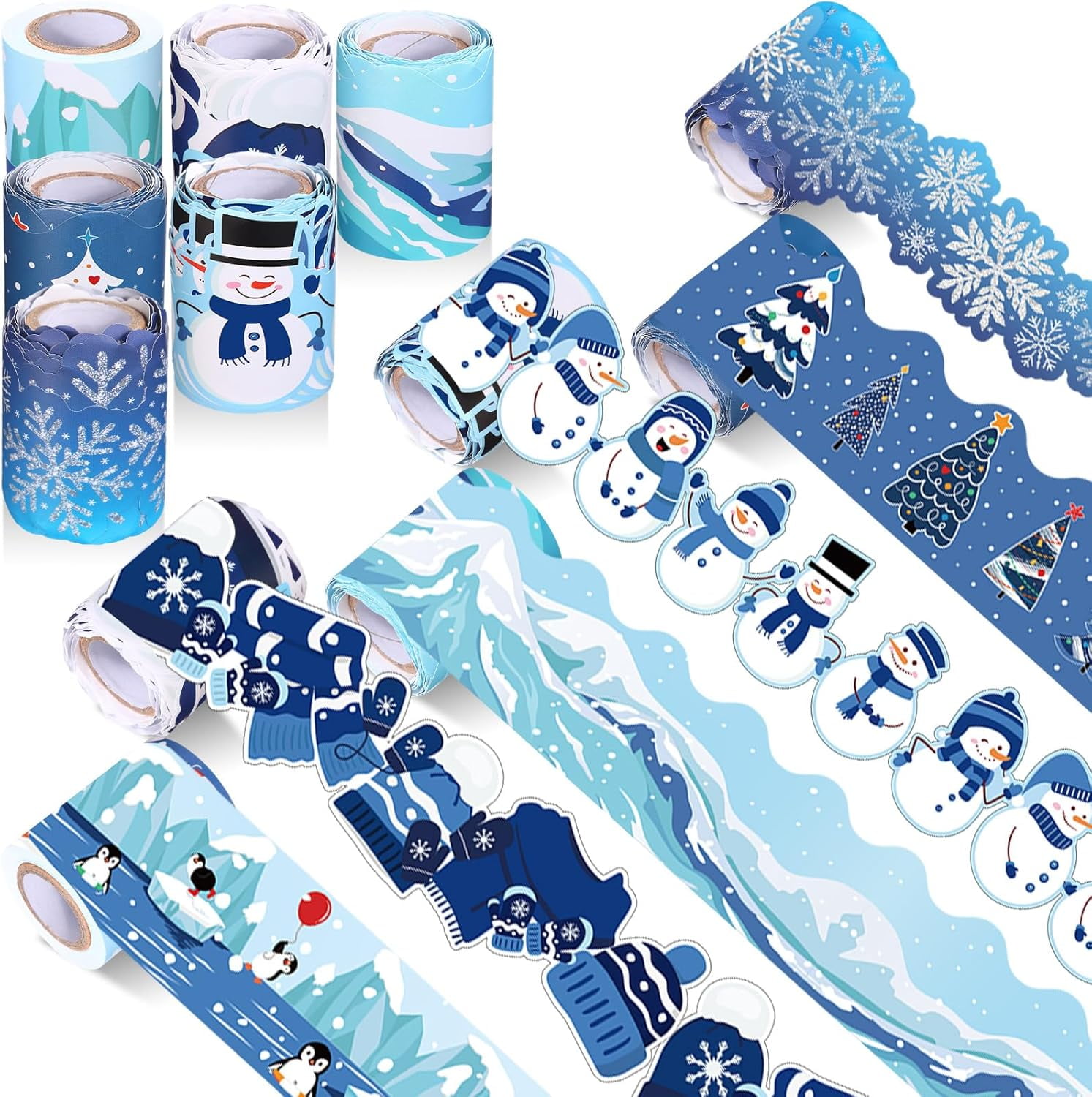 160ft Borders for Bulletin Board, Summer Classroom Decoration, 6 Rolls ...