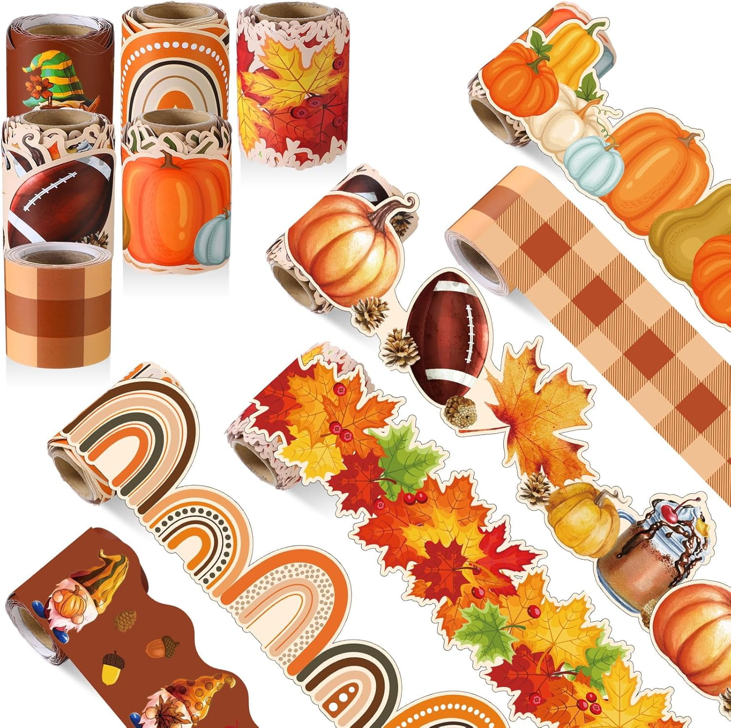 160ft Fall Borders for Bulletin Board, Thanksgiving Classroom ...