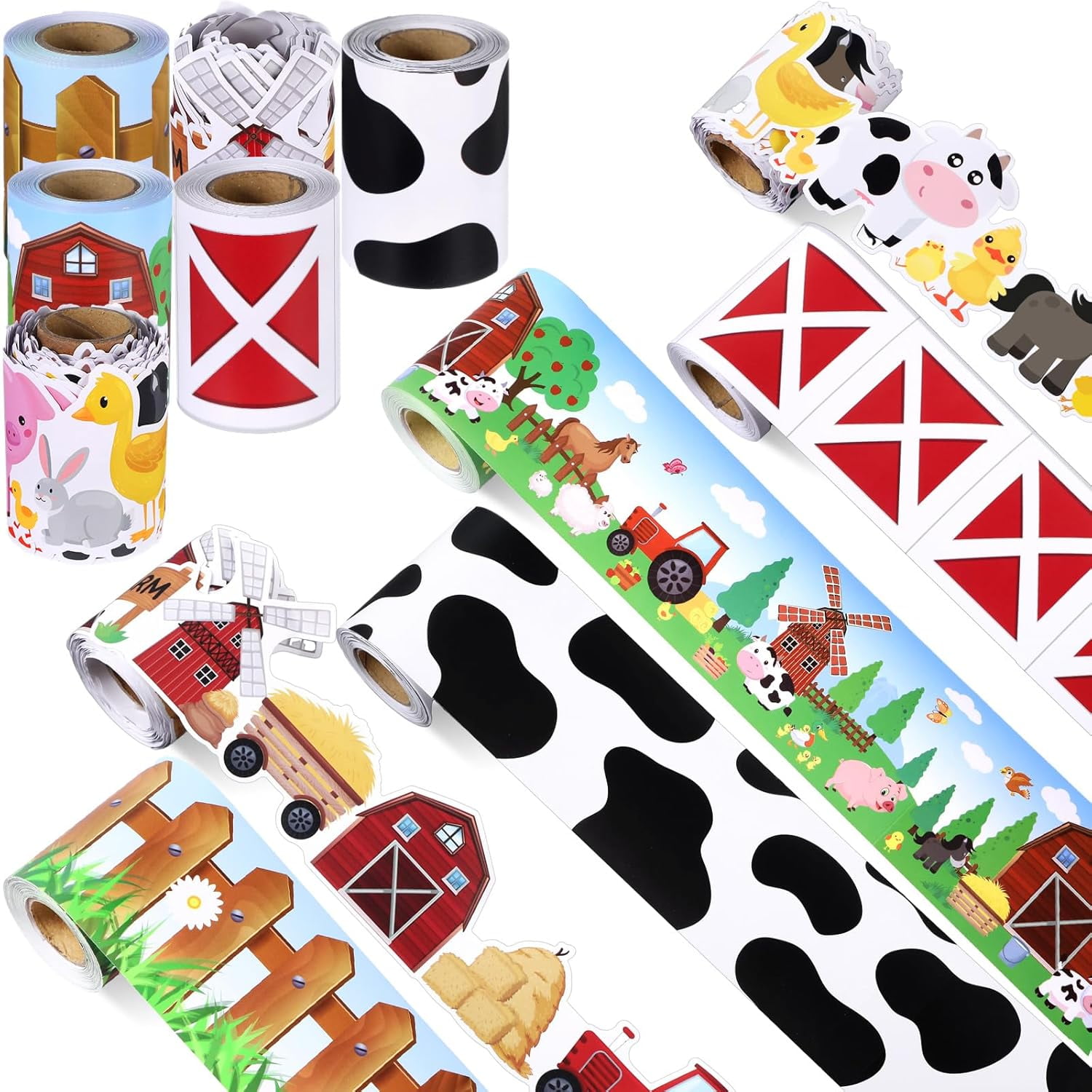 160ft Farm Borders for Bulletin Board, Farm Classroom Decoration, 6 ...
