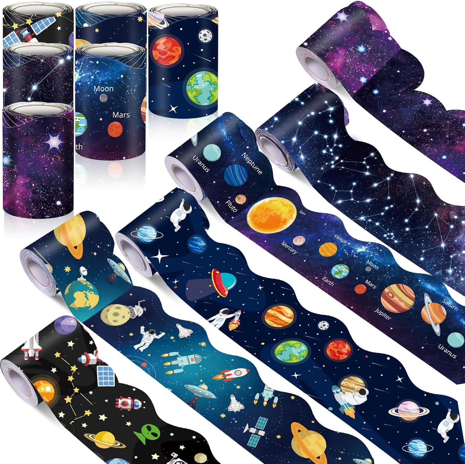 160ft Space Border for Bulletin Board, Outer Space Classroom Decoration ...