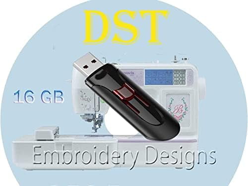 160k Embroidery Designs DST Designs on A USB Stick Sew Designs DST ...