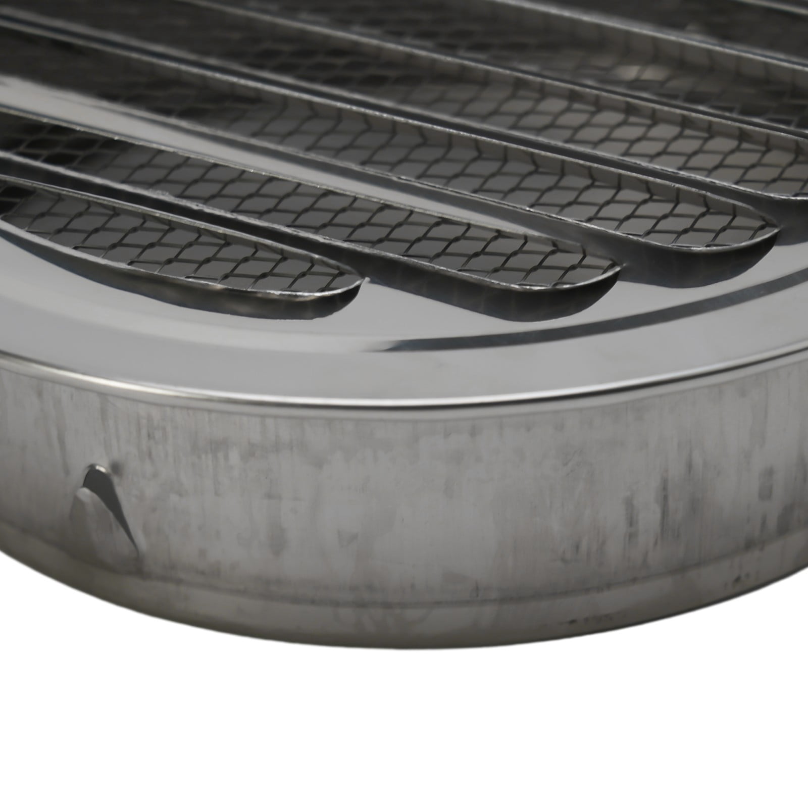 160mm Round Stainless-Steel Vent Grille Exterior Wall Duct Ventilation ...