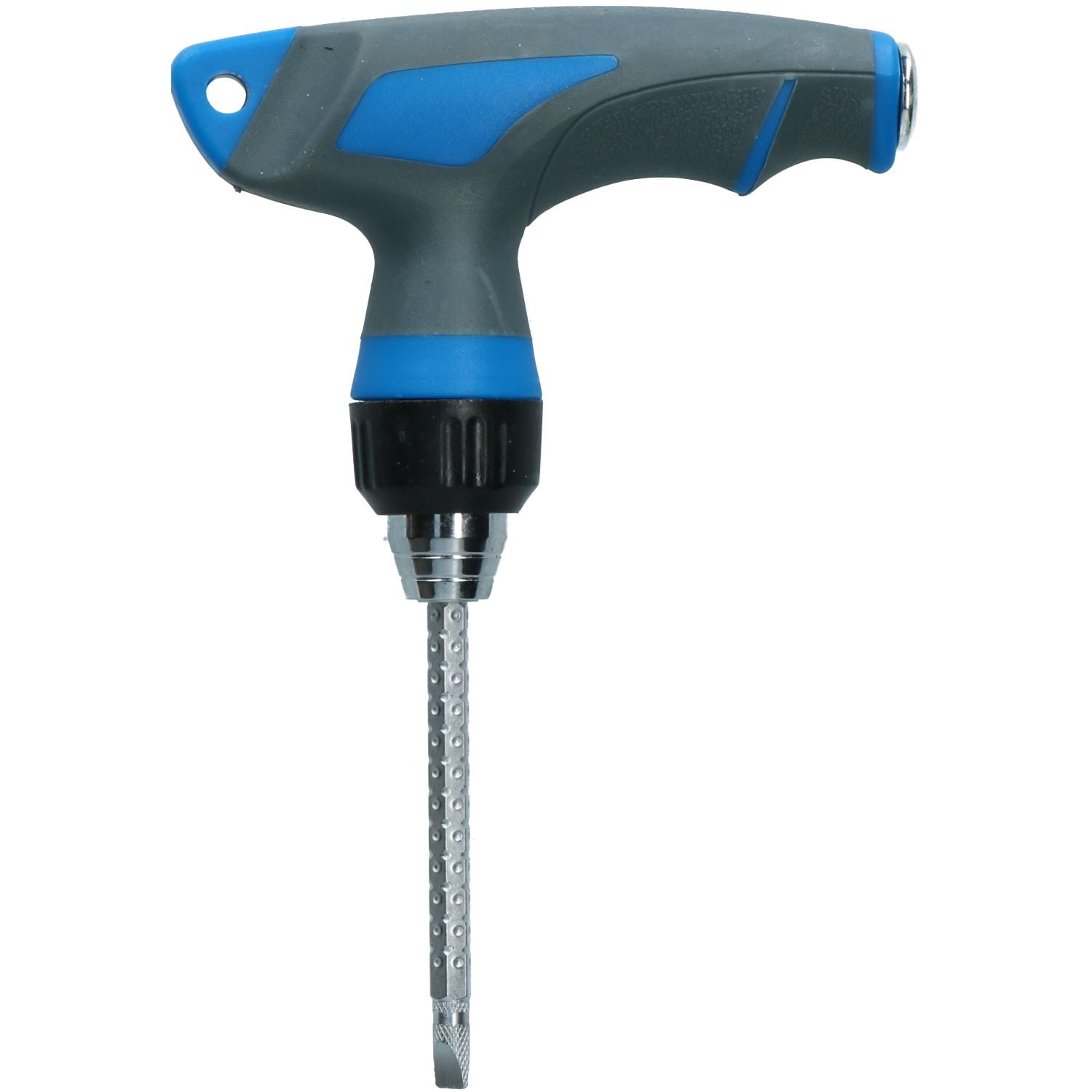 160mm T-Handle Ratchet Screwdriver 2-Way 6mm Slotted PH2 Lock Function ...