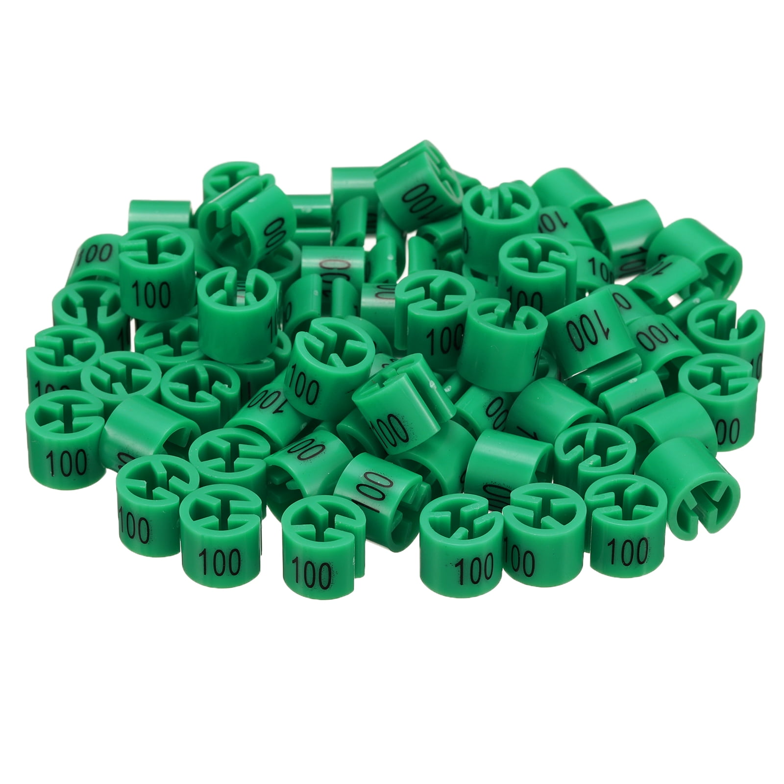 160pcs Clothes Hanger Markers 100 Number Tags, Fit 3.5mm Rod Garment ...