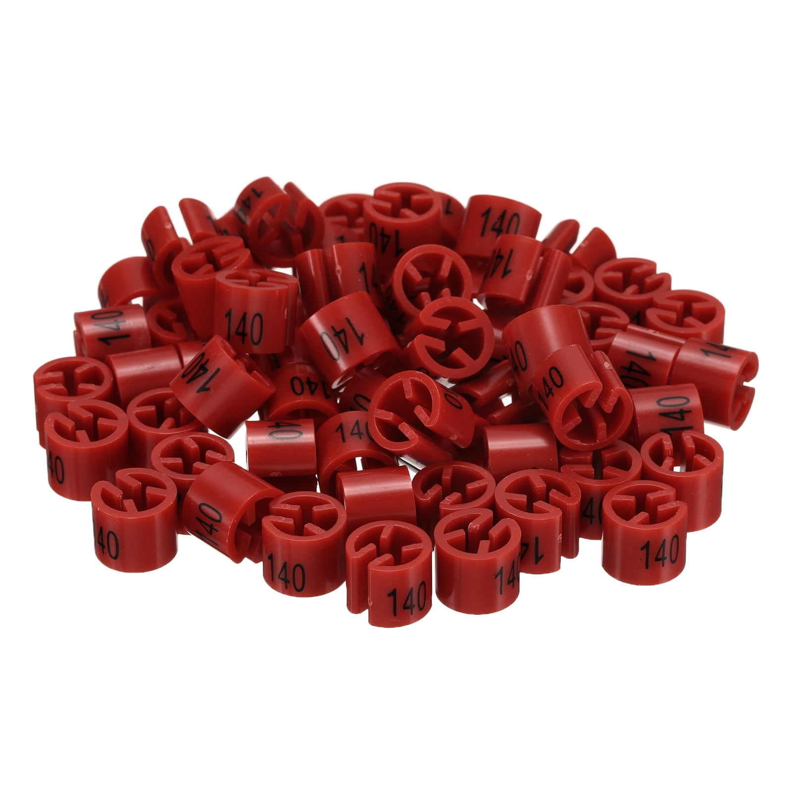 160pcs Clothes Hanger Markers 140 Number Tags, Fit 3.5mm Rod Garment ...