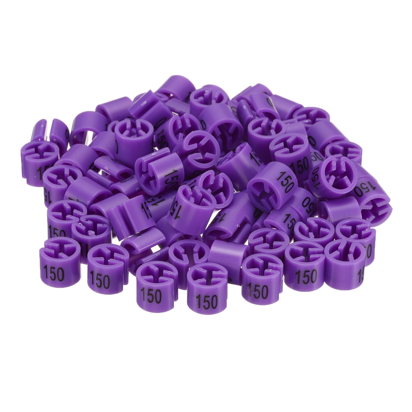 160pcs Clothes Hanger Markers 150 Number Tags, Fit 3.5mm Rod Garment ...