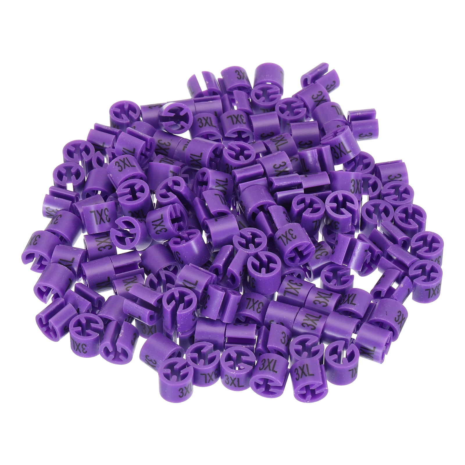 160pcs Clothes Hanger Markers 3XL Size Tags, Fit 3.5mm Rod Garment ...