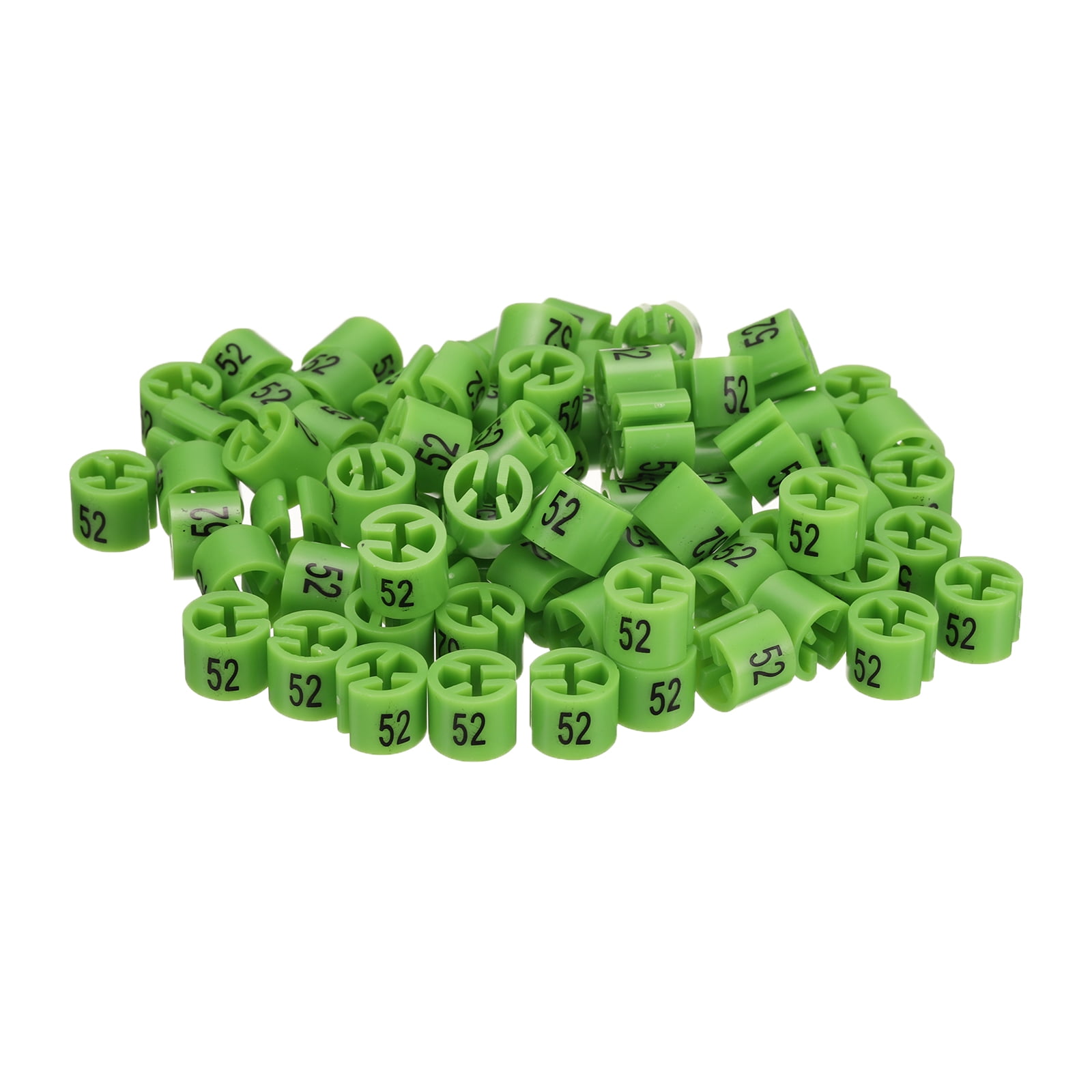 160pcs Clothes Hanger Markers 52 Number Tags, Fit 3.5mm Rod Garment ...