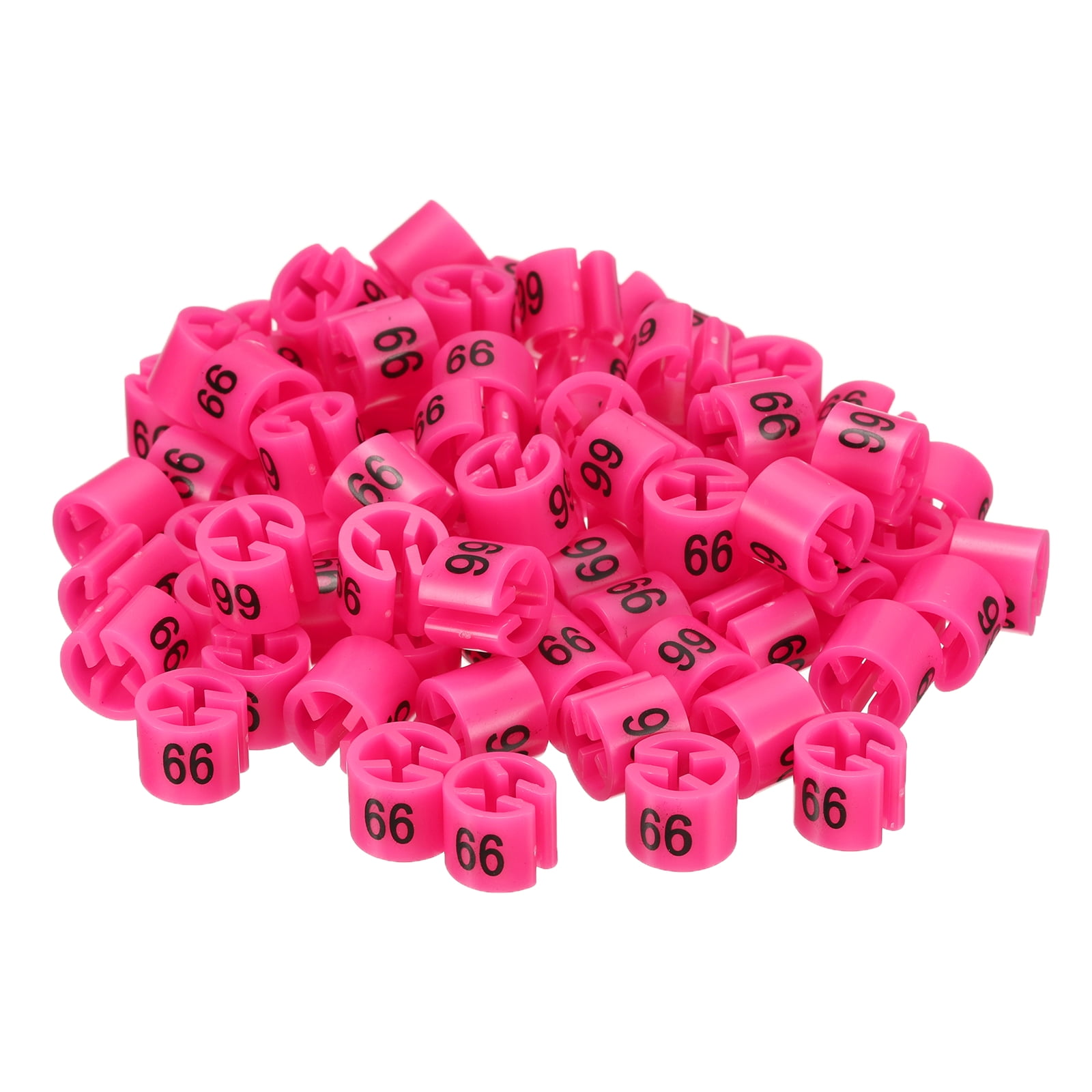 160pcs Clothes Hanger Markers 66 Number Tags, Fit 3.5mm Rod Garment ...