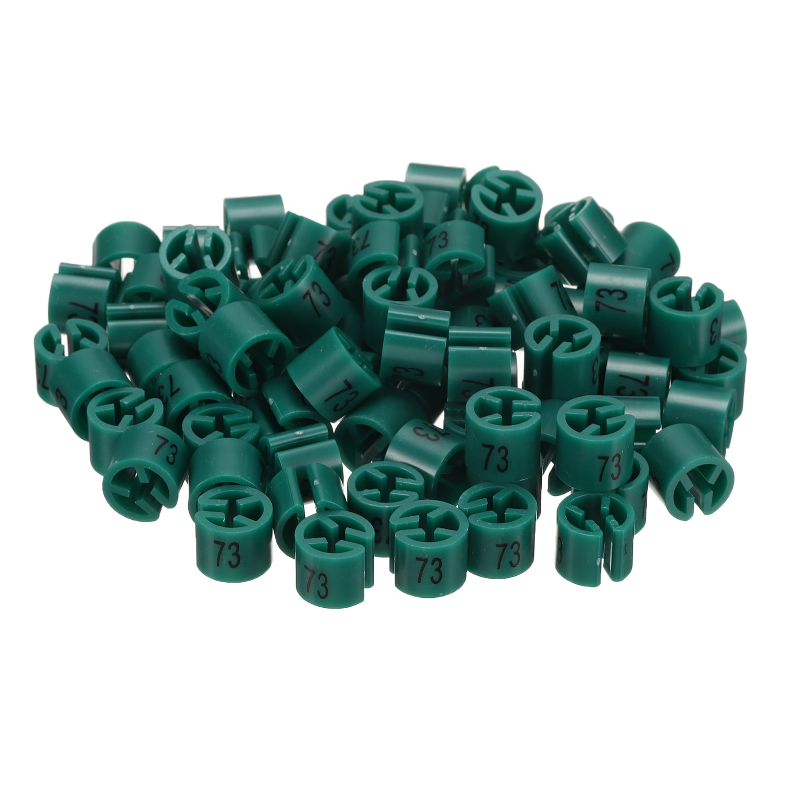 160pcs Clothes Hanger Markers 73 Number Tags, Fit 3.5mm Rod Garment ...