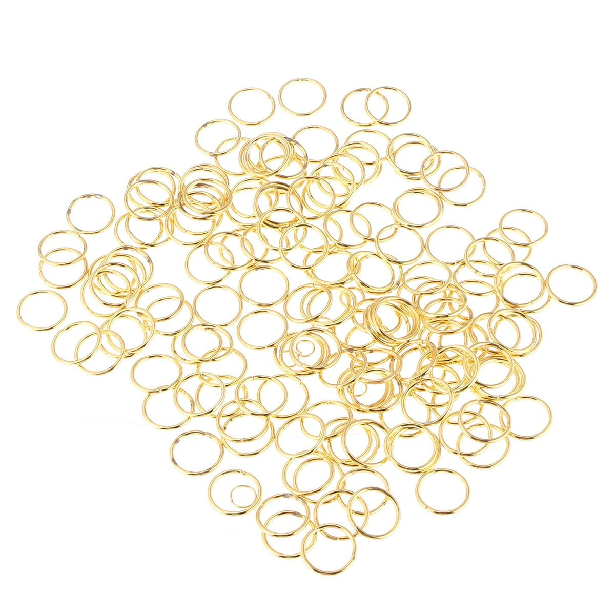 160pcs Metal Multipurpose Open Small Circular Ring Metal Rings Round ...