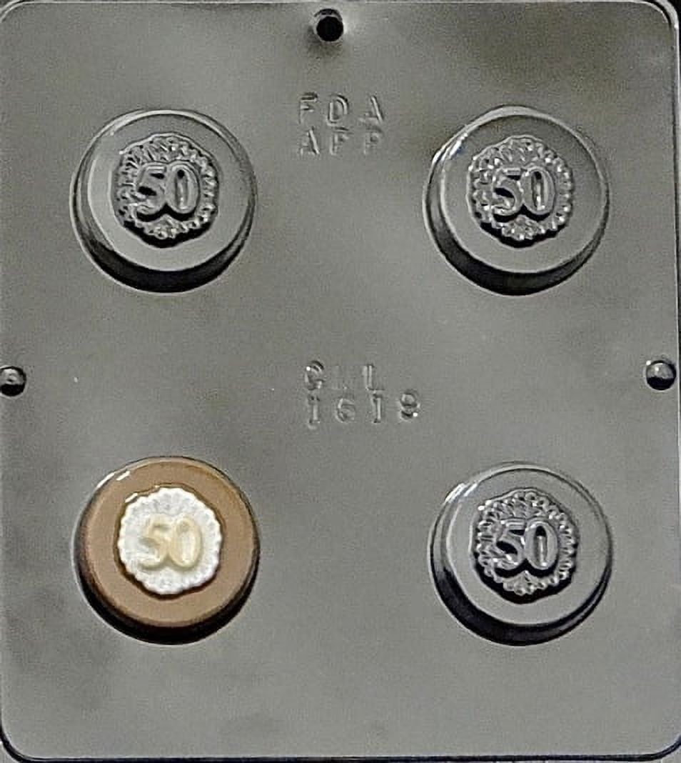 1619 "50Th" Oreo Cookie Chocolate Candy Mold - Walmart.com
