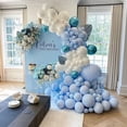 162pcs Blue and White Balloon Arch Decoration Set - Perfect for ...