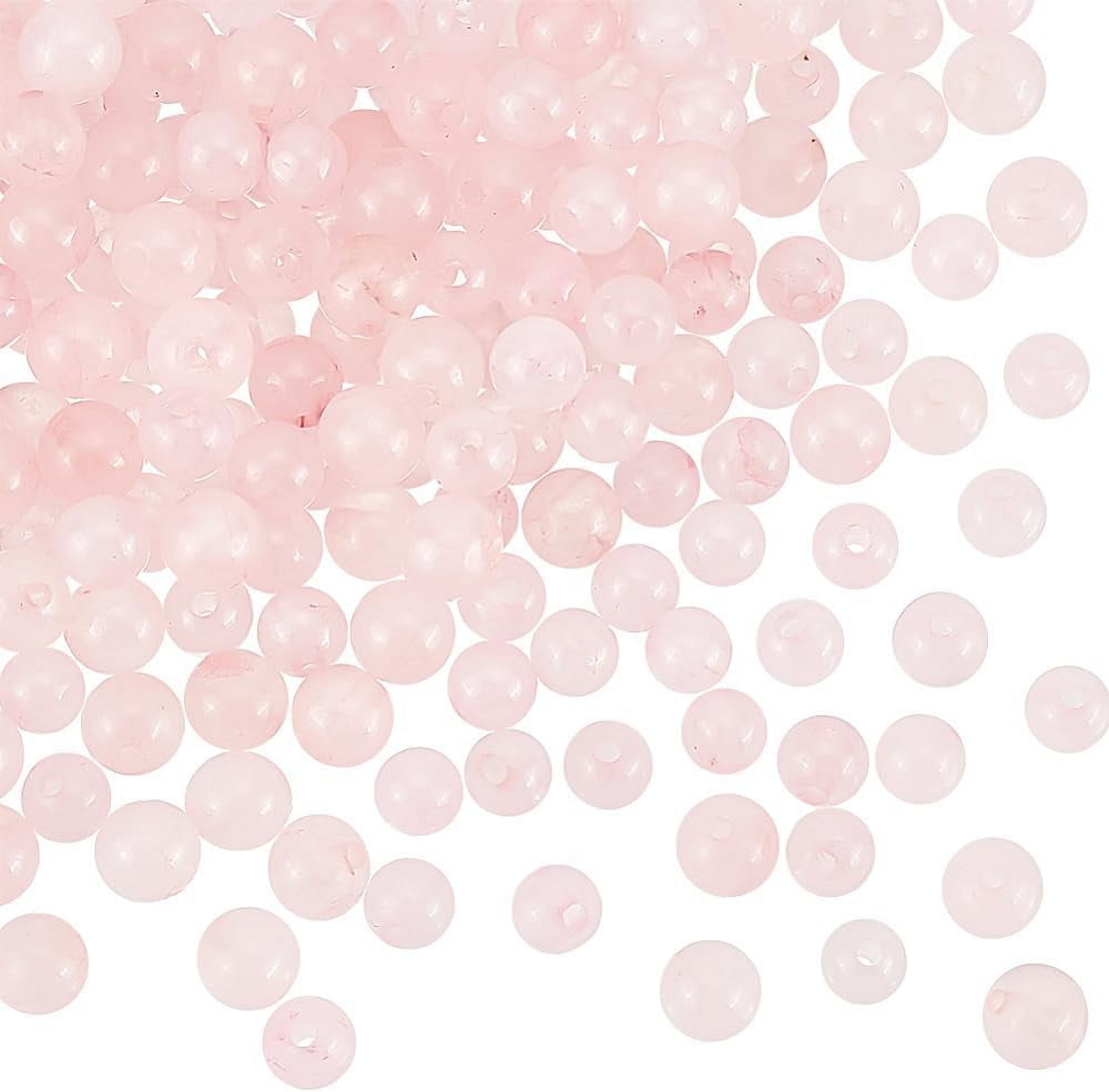 164~166pcs 4mm Natural Rose Quartz Beads Natural Pink Crystal Bead ...
